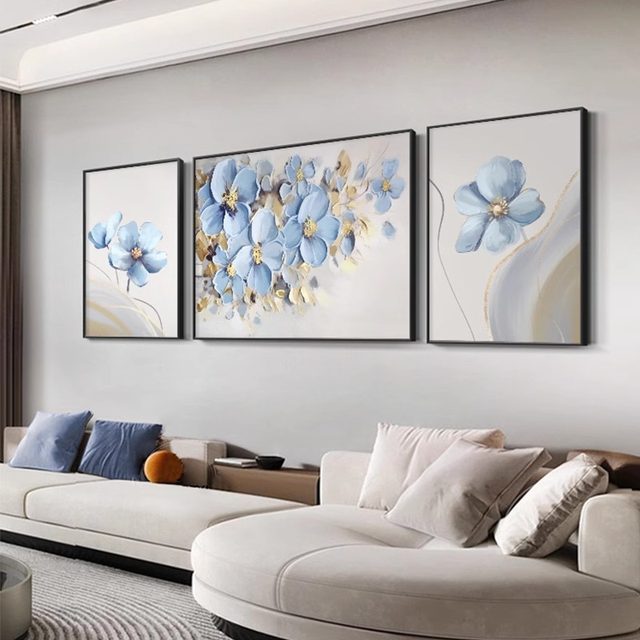 Dafen oil painting village living room decoration painting cream ...