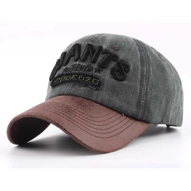 New letter outdoor washed denim baseball cap for men and women casual ...