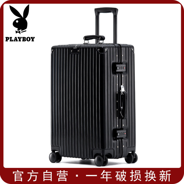 Playboy's official new suitcase, women's trolley case, universal wheels ...