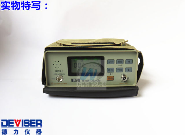 Deli DS1001 analog field strength meter level meter classic backpack ...