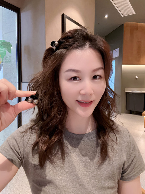 forehead bangs side princess head pearl small grab clip headdress ...