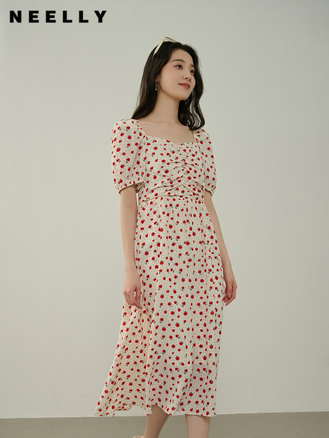 NEELLY Nali Shopping Mall The same summer new French floral playful ...