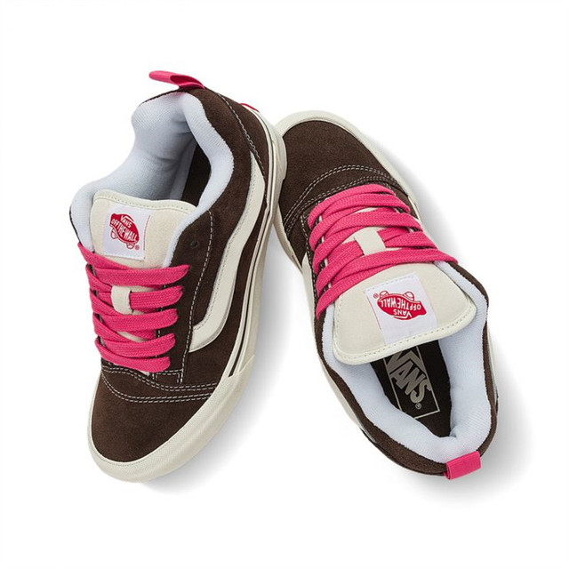 VANS Vanu Skool Mocha Cherry Brown Men and Women's Retro Low Bread ...