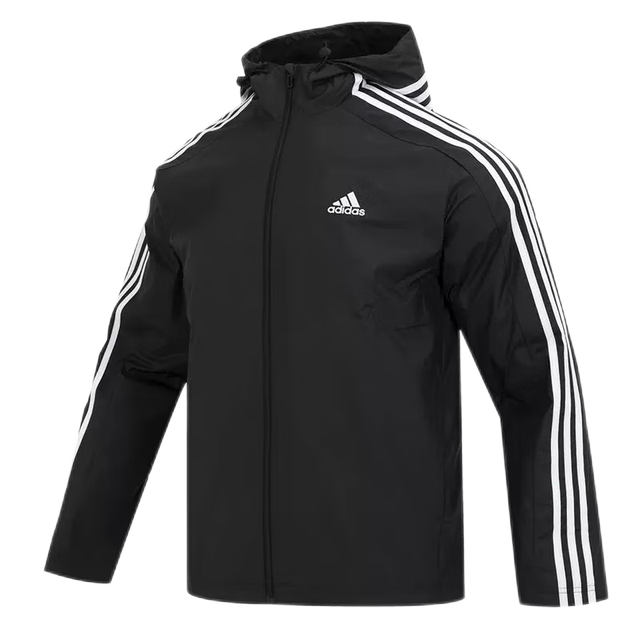 Adidas men's new outdoor running sportswear casual windproof hooded ...