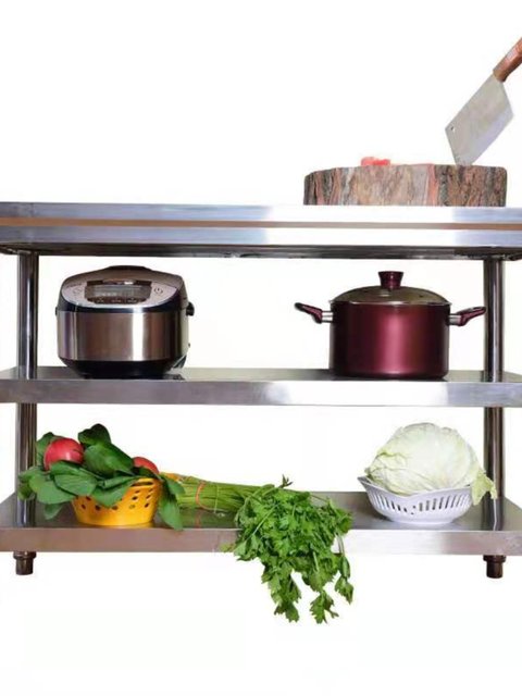 Thick stainless steel workbench operating tables to cut bone chopping ...