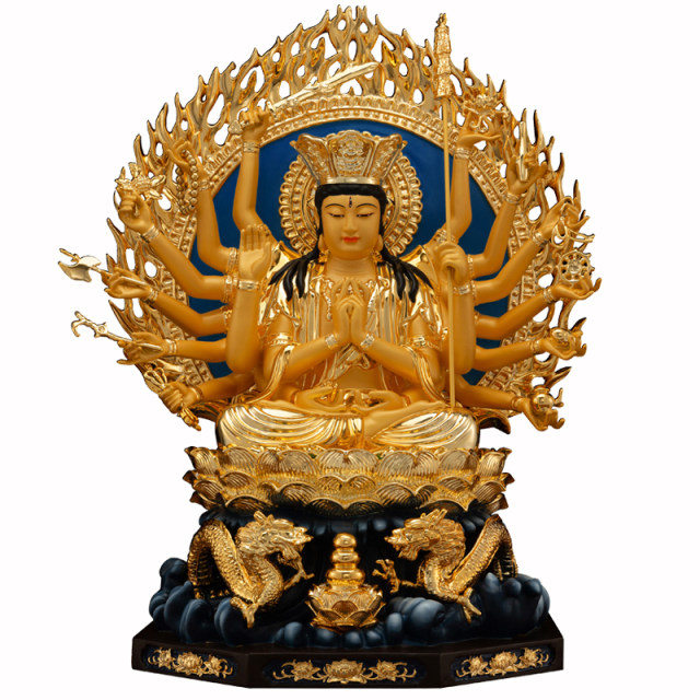 Chunti Buddha Mother Buddha Statue Taiwan pure copper gilt worship ...