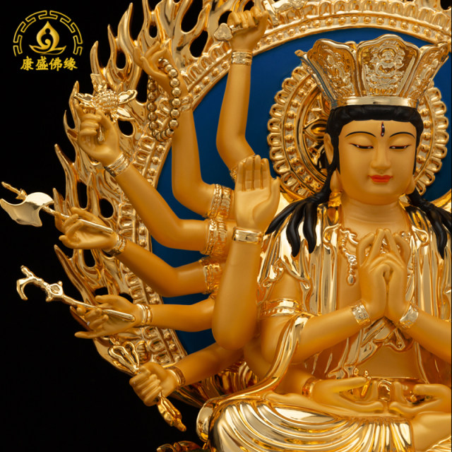 Chunti Buddha Mother Buddha Statue Taiwan pure copper gilt worship ...