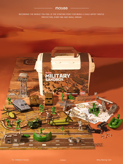 Mobee Fire Crossing the Army Gift Box Model Set Military Sandart ...