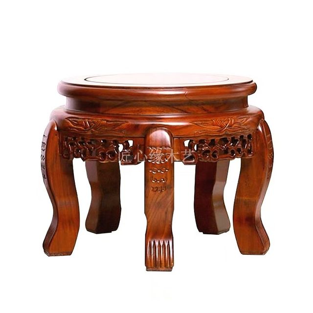 Antique elm base vase rack storage rack Chinese style floor-standing ...