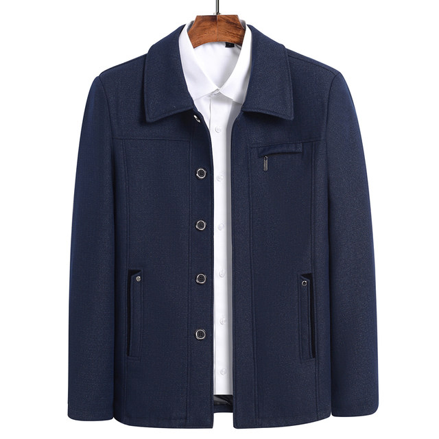 Dad's coat, spring and autumn, middle-aged and elderly men's tops ...
