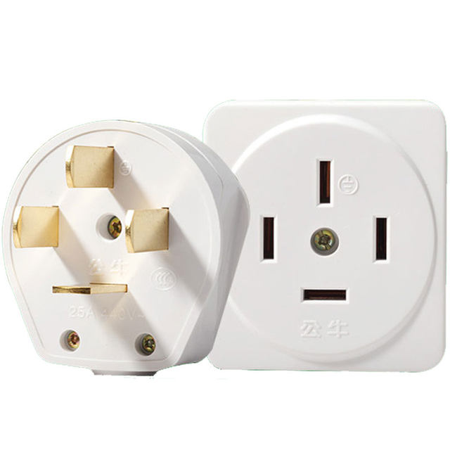 Bull three-phase four-wire plug exposed socket 16A25A32A industrial ...