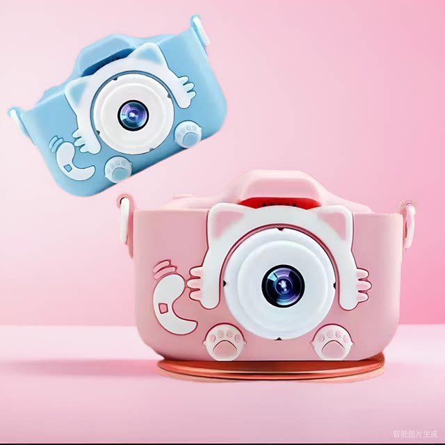 High-definition dual-camera children's cute digital camera for student ...