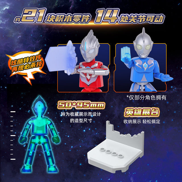 New Bruko Brickman Ultraman Blazer Complete Box Star Edition 12 Twelfth ...