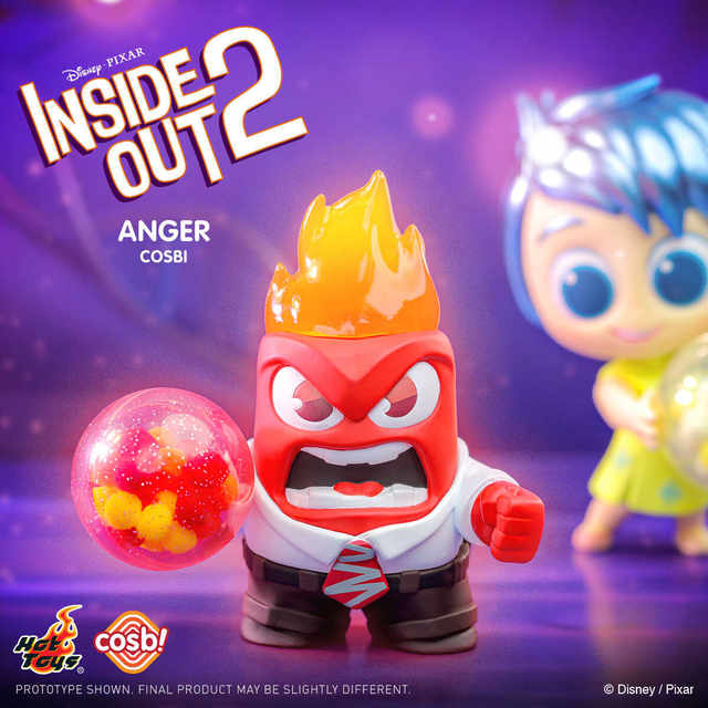 Genuine HotToys Inside Out 2nd Generation Blind Box Joy, Sorrow, Anger ...