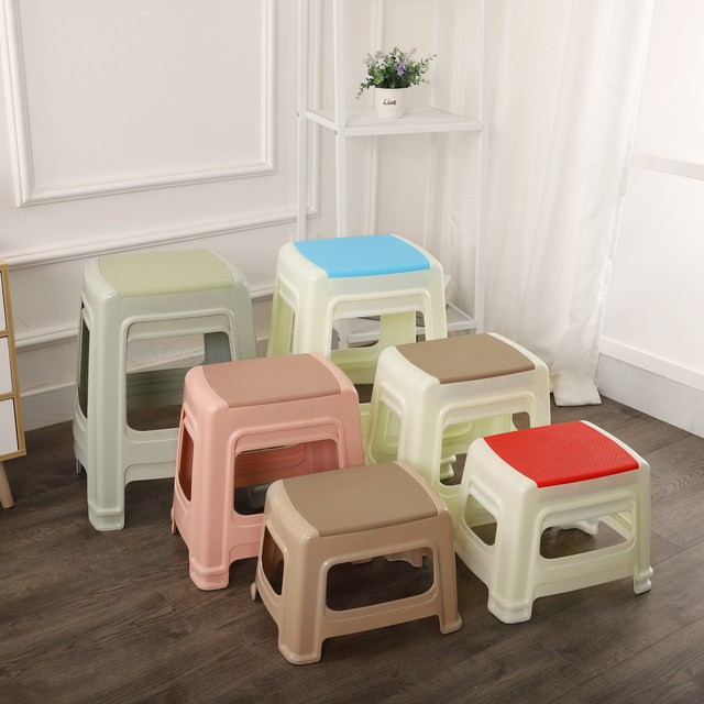 Plastic stool Household thick stool high stool bench, Shuifuzi Economy ...
