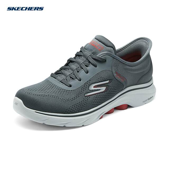 SKECHERS Skechers 2023 men's GOWALK7 men's walking shoes casual shoes ...