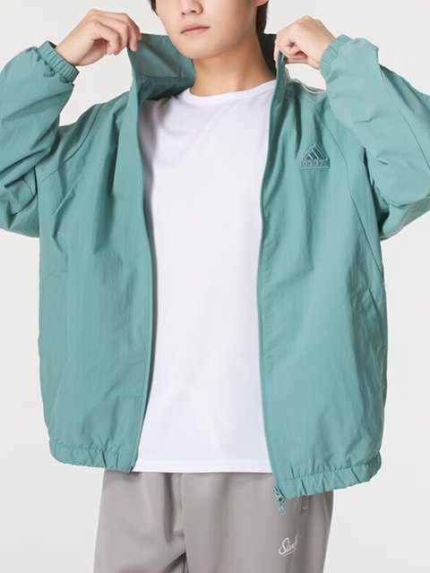 adidas Adidas men's and women's ST 3ST WV TT three stripes stand collar ...