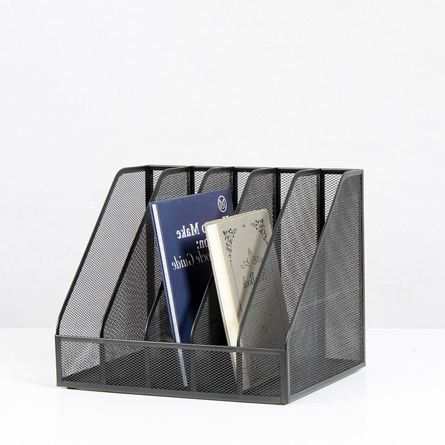 Wrought iron office desktop A4 folder storage rack archive information ...