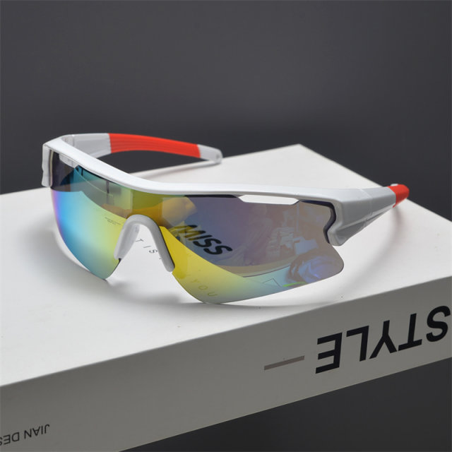 Millennial style futuristic cycling windproof sunglasses for men and ...