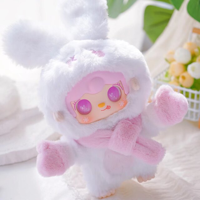 Genuine spot oxygen YOOKI three -generation plush warm bunny series ...