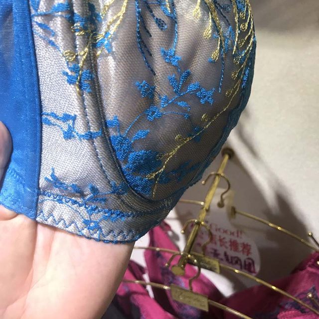 Counter clearance Dai Zhidi bra large cup all-inclusive underwear ultra ...