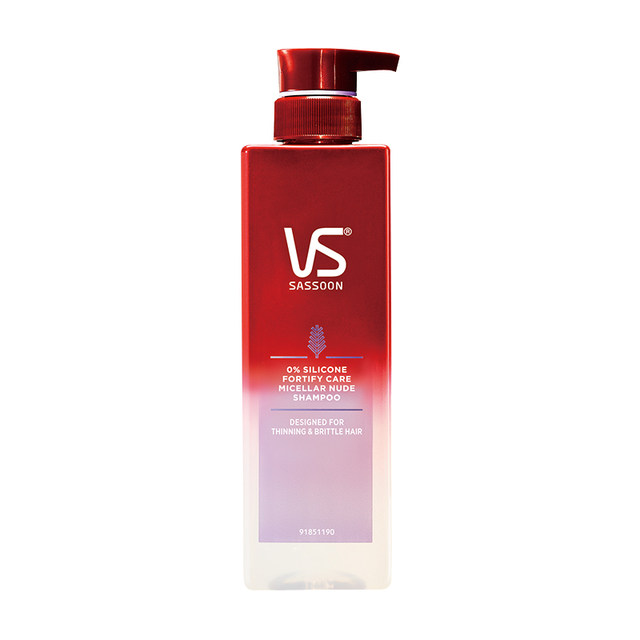 VS Sassoon 0 silicone oil shampoo nourishes roots and strengthens hair ...