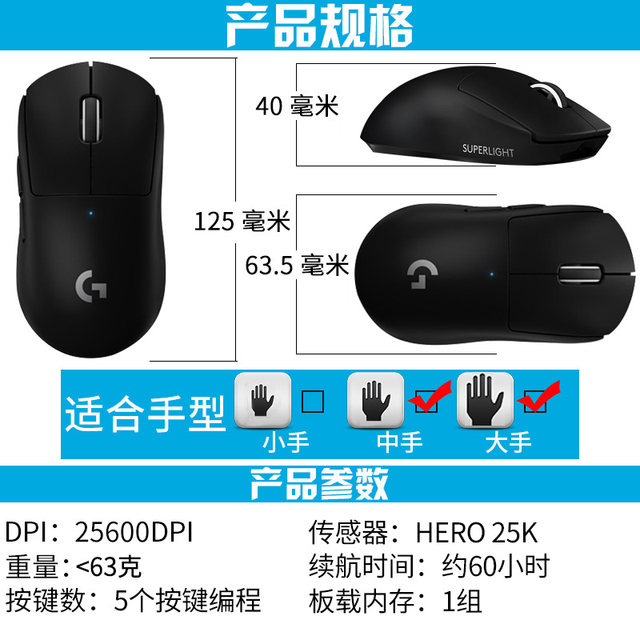 Logitech gpw second-generation wireless mechanical e-sports gaming ...