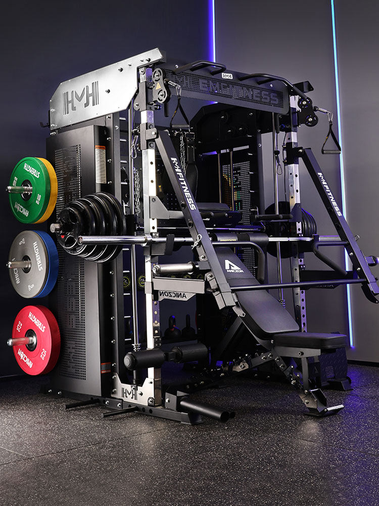 Gantry Fitness Equipment | Smith Machine Household Multi-Functional ...