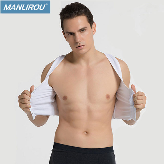 Male shaping body jacket, stealth beam, flat -sized breast bandage ...