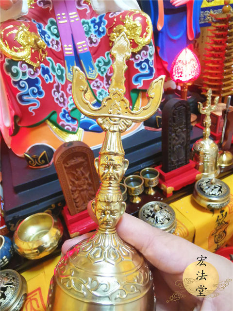 Taoist supplies Bronze Tiandong Bell Large Copper Bell Taoist Taoist ...