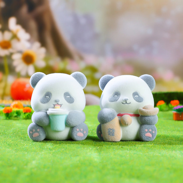 Xiongxiong Tuanzi Blind Blind 2024 New Cute Velvet Panda Two Panda Doll ...
