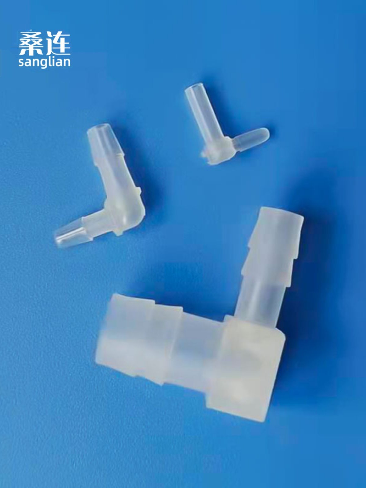 Sl Plastic Pipe Elbow - 2-Way Right Angle Joint, 6-Turn Connector