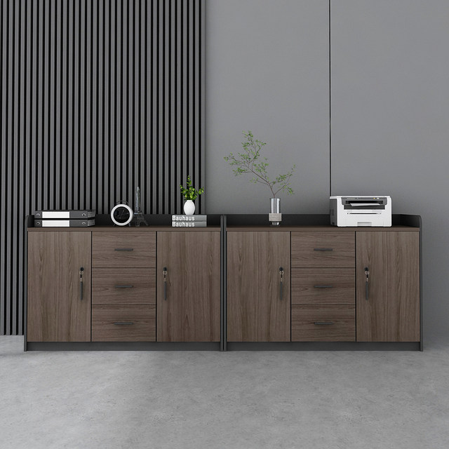 Office tea cabinet file cabinet low cabinet partition cabinet side ...