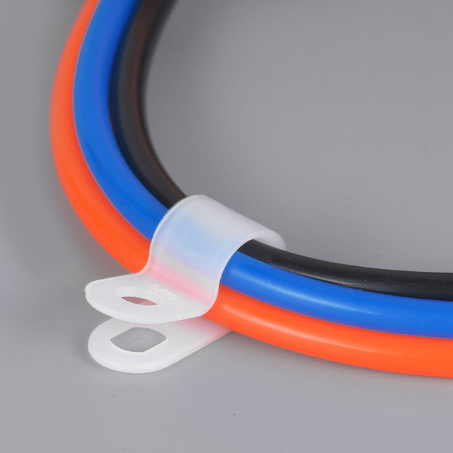 Wire fixing clip R-type wire clip thickened fixed wiring wiring cable ...
