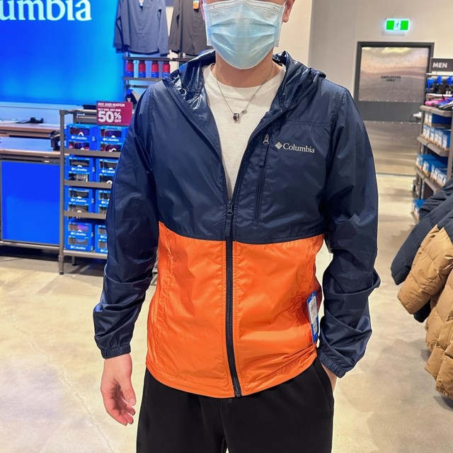 Columbia/Columbia men's outdoor trendy hooded contrasting color ...