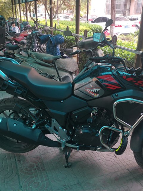 Suitable for Suzuki DL250 bumper stainless steel front guard and rear ...