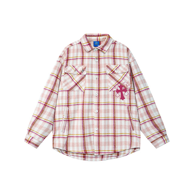 ER cross embroidered jacket men's 2024 autumn new high street trendy ...