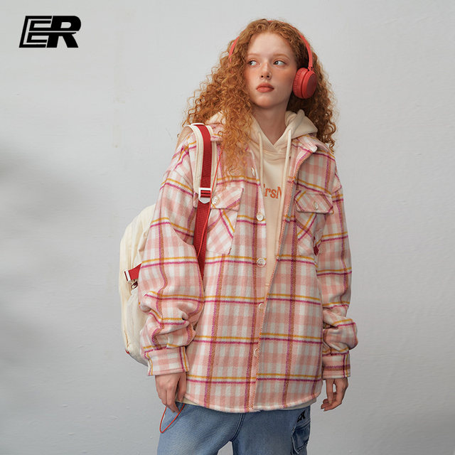 ER cross embroidered jacket men's 2024 autumn new high street trendy ...