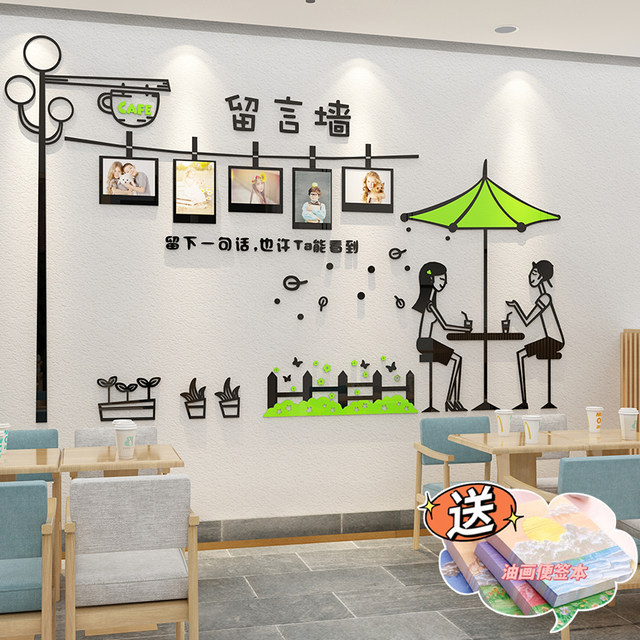 Internet celebrity wish wall sticker paper painting message, wish board ...