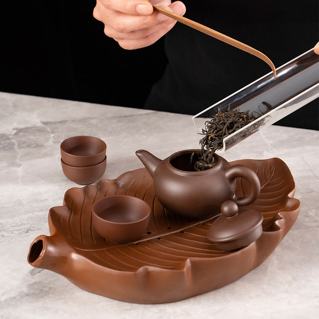 Zisha Chinese -style Kung Fu Tea Disk Household Simple and Water ...