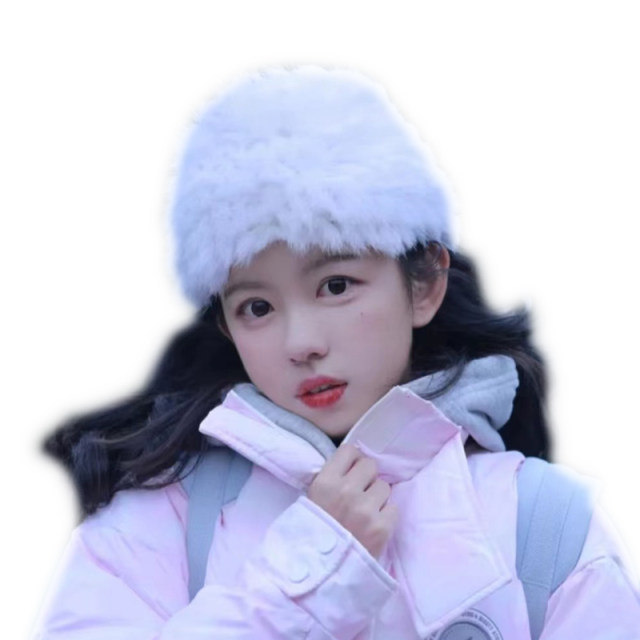 Temperament Fashion Rabbit Bao Bao Head Hat Female Winter Winter Cold ...