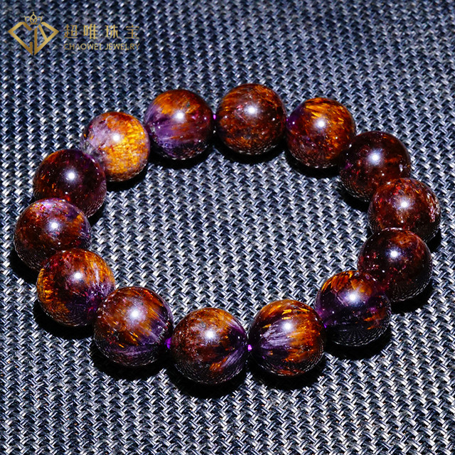 Chaowei Jewelry Gold Golden Titanium Purple Titanium Aurora 23 Bracelet ...