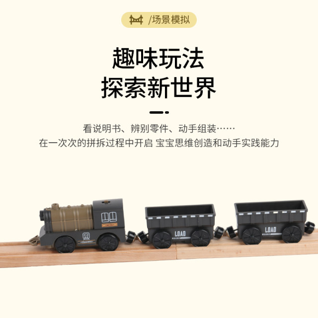 Retro Electric Train Magnetic Locomment and Rong IKEA HAPE Mi Rabbit ...