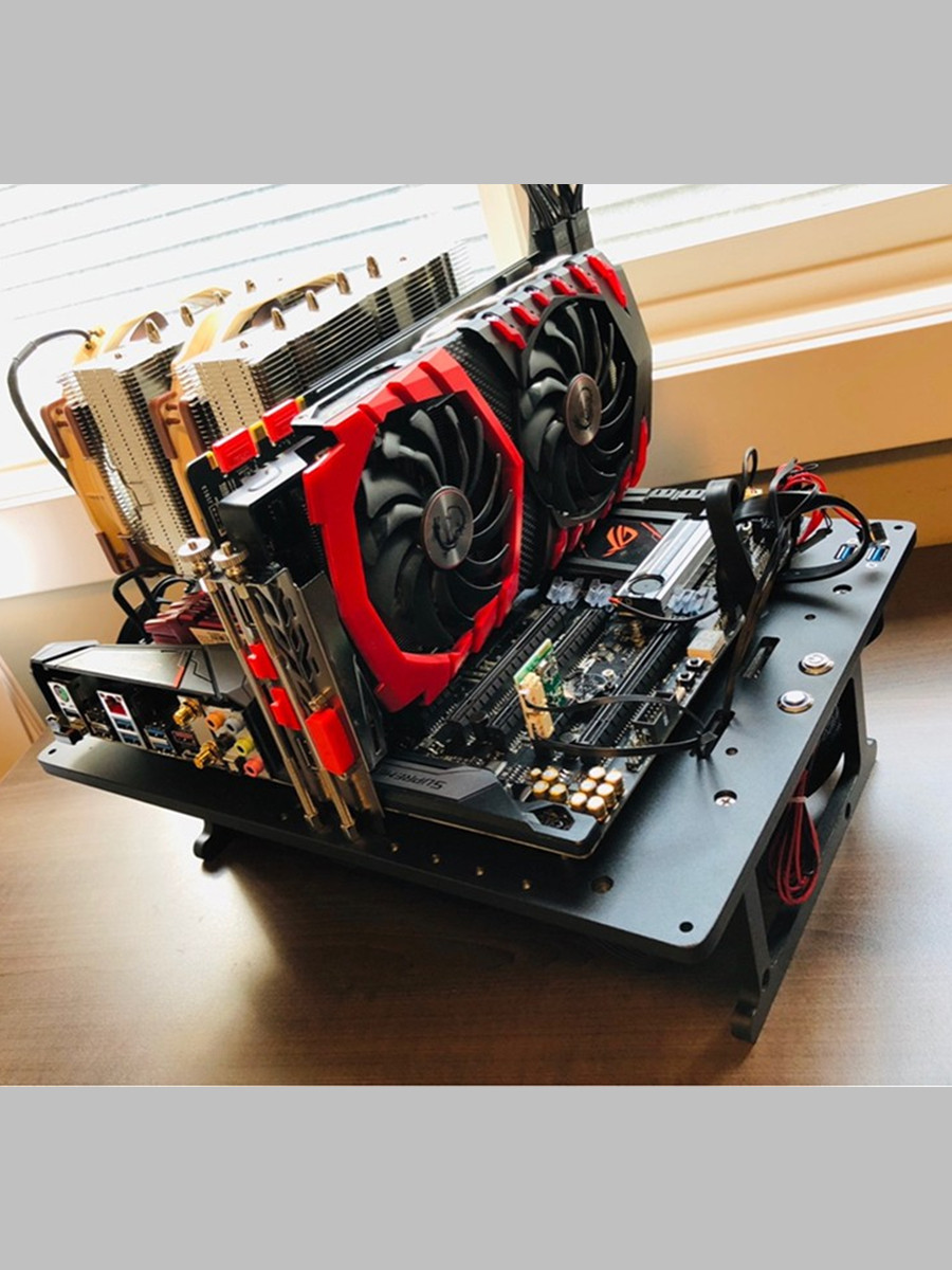 Mechanical Cool K1 ATX Open Chassis - Alt Aluminium Computer Rack