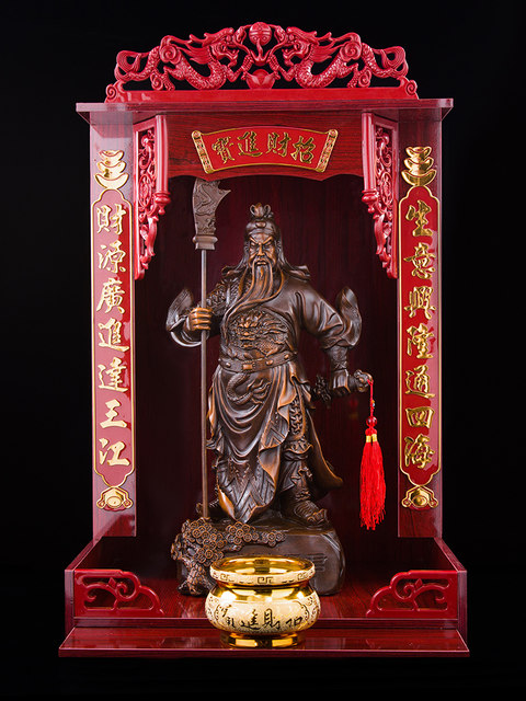Wucai Shenguan Gong Divine Division Guan Erye statue of the statue of ...