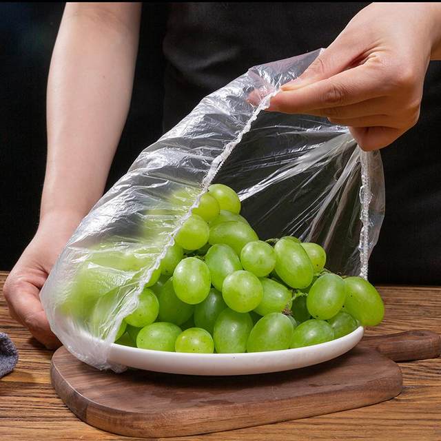 Plastic wrap household food grade disposable elastic mouth refrigerator ...