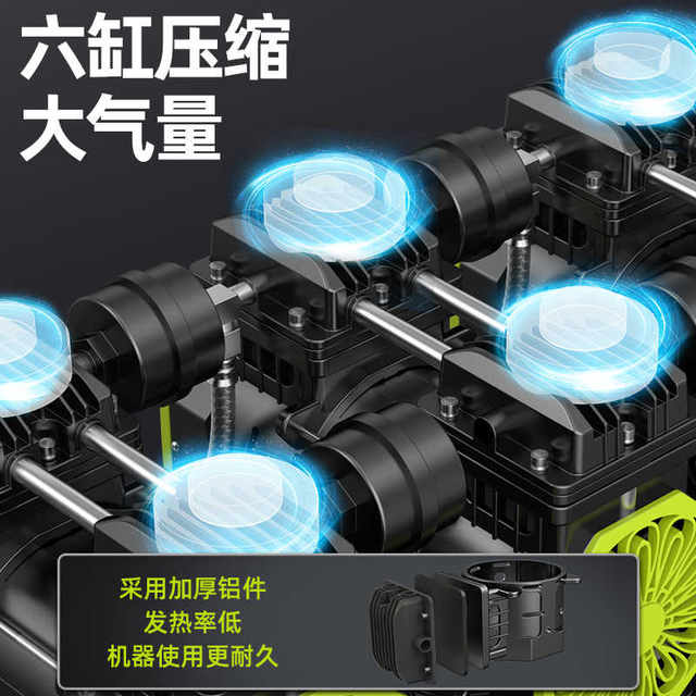 German Shibaura air compressor silent air pump industrial grade air ...