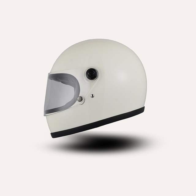Thompson retro full-face fiberglass helmet winter anti-fog motorcycle ...