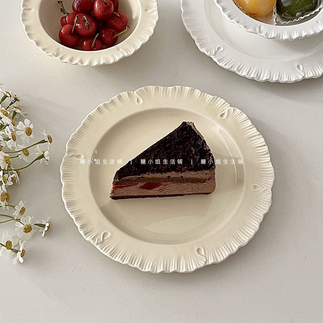 Miss Sugar French INS Wind Ceramics Plate Family High Famous Discard Date