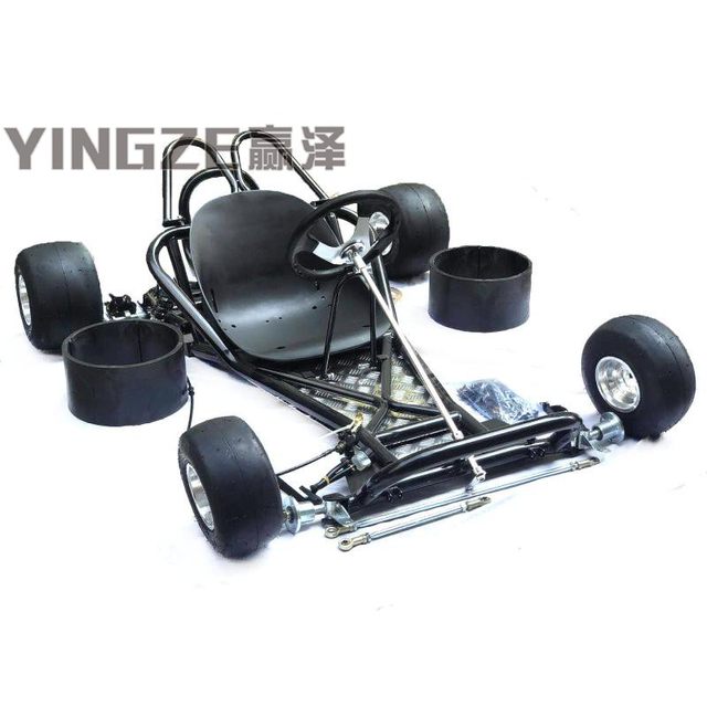 Modified 168CC four-wheel drift kart, complete frame steering, rear ...